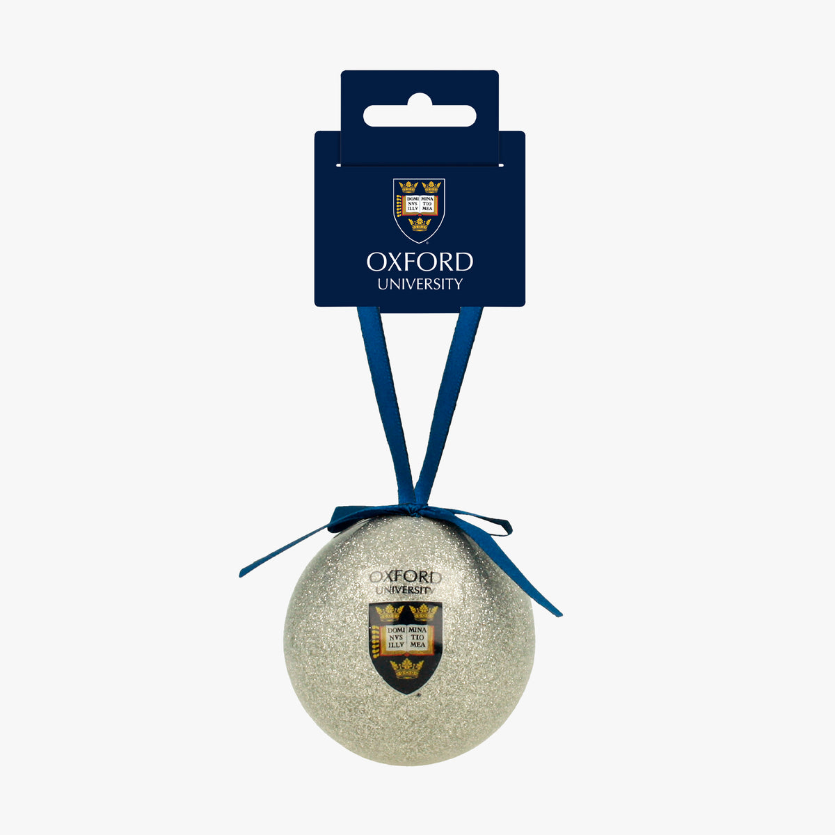 Official Oxford University Glitter Bauble – The College Store