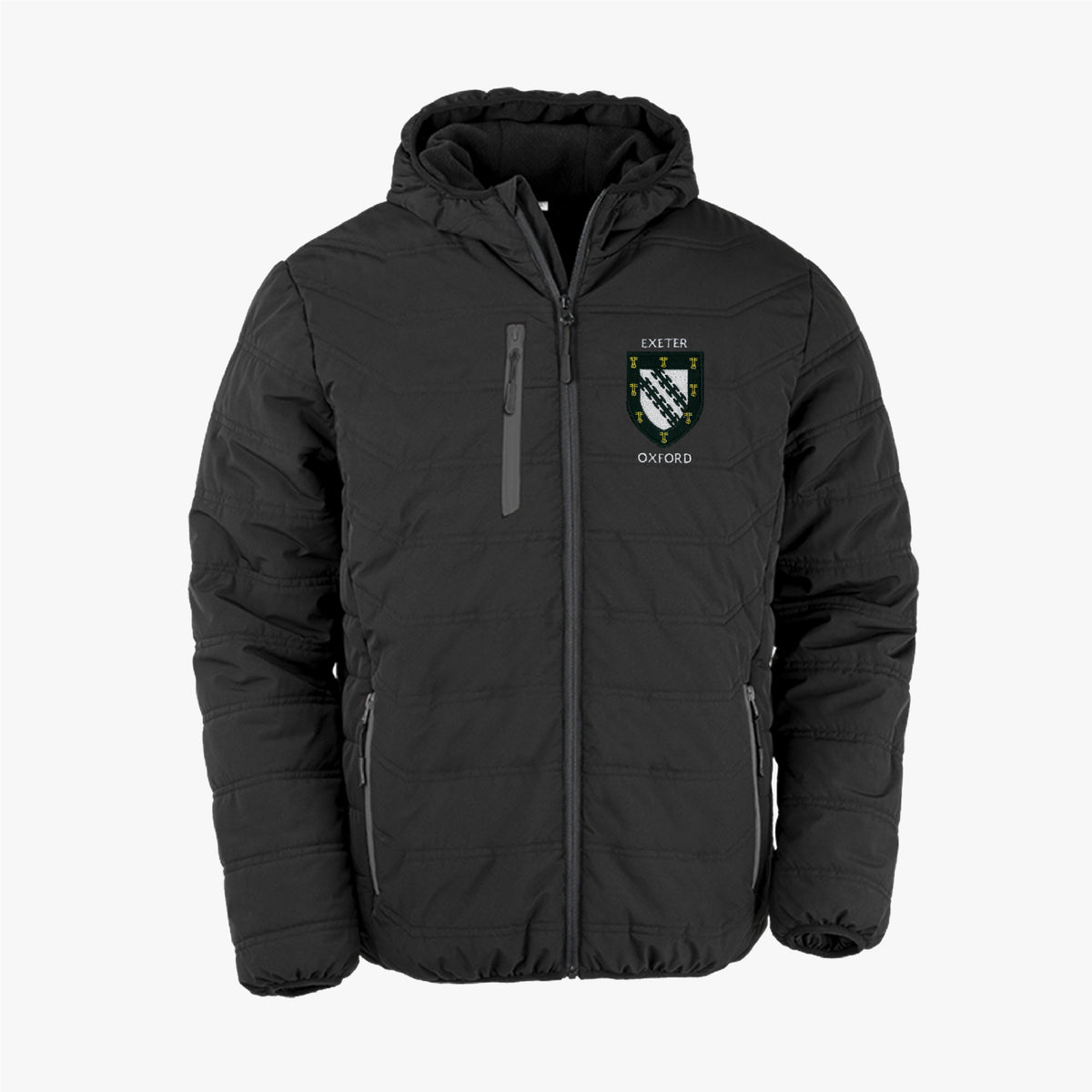 Exeter College Recycled Padded Winter Hooded Jacket – The College Store